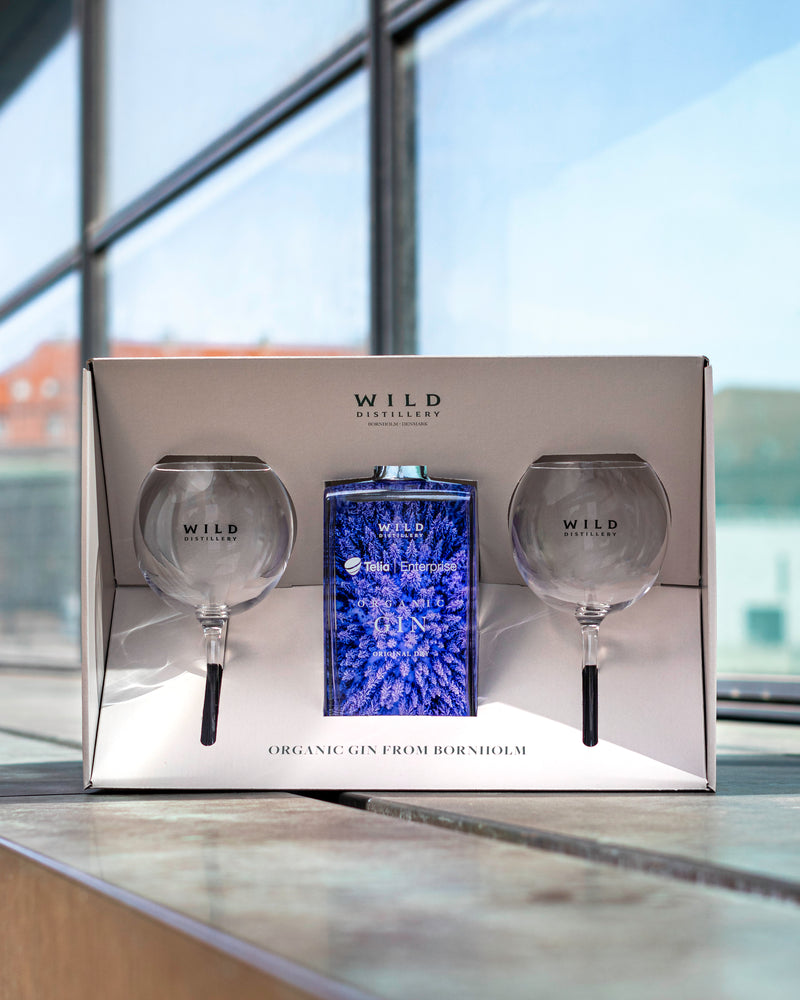 Gaveæsker med bornholmsk produceret gin – Wild Distillery Bornholm ApS